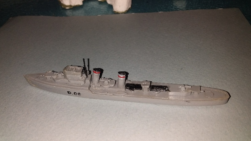 HMS Hardy RN destroyer leader 1940