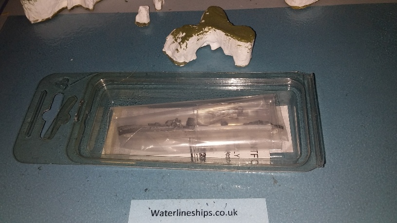 HM K class (Kelly) RN Destroyer 1940 kit waterline ship model 1:1200 ...